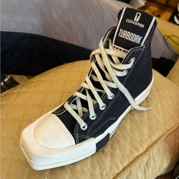 Converse | Shoes | Converse Black And White Hightop Square Sole Toe ...